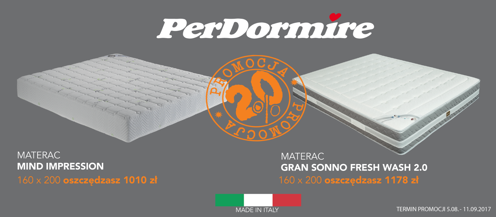 Per Dormire – Materace, Poduszi, Stelaże, Akcesoria